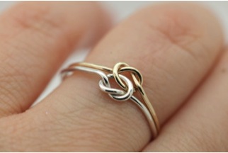 endless knot ring | two little birds planning
